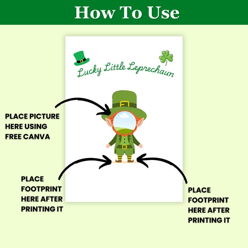 St Patrick's Day Leprechaun Add Your Own Photo Picture | PNG Leprechaun ...
