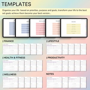 All-in-one Digital Planner 2024, 2025, 2026, Digital Planner, Digital ...
