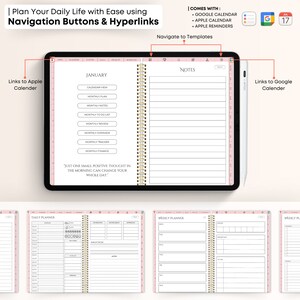 All-in-one Digital Planner 2024, 2025, 2026, Undated Digital Planner ...