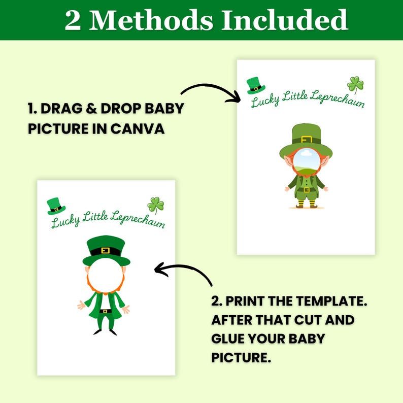 St Patrick's Day Leprechaun Add Your Own Photo Picture | PNG Leprechaun ...