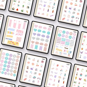 Digital Stickers , Digital Planner Stickers , STICKER BOOK for ...