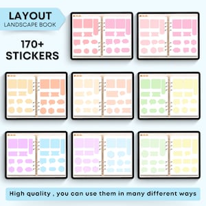 Transparent Digital Planner Stickers, Student Digital Sticky Notes for ...