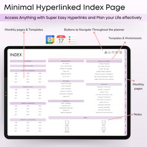 All-in-one Digital Planner 2024, 2025, 2026, Undated Digital Planner ...