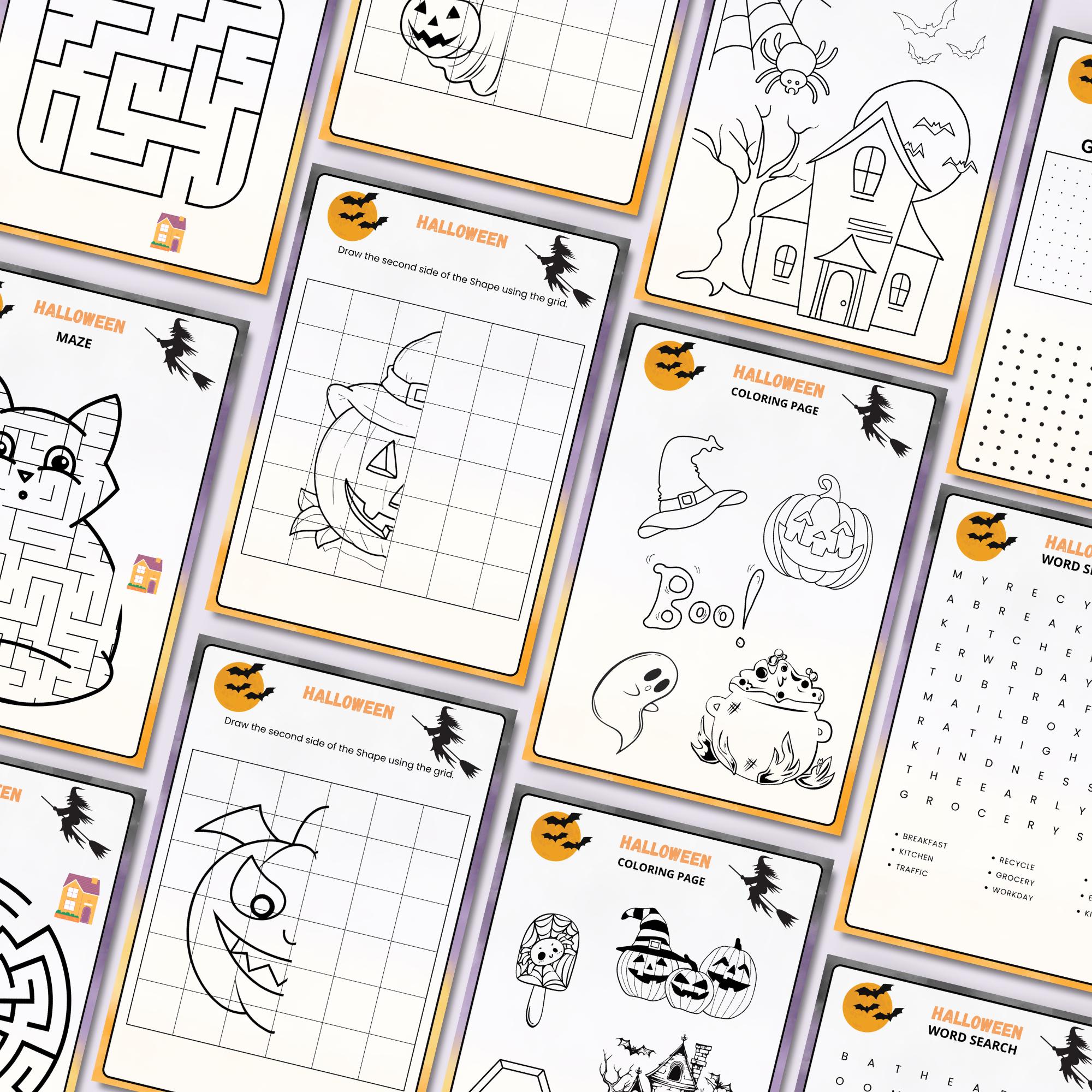 110+ Halloween Printable Games Bundle | Halloween Party Games ...