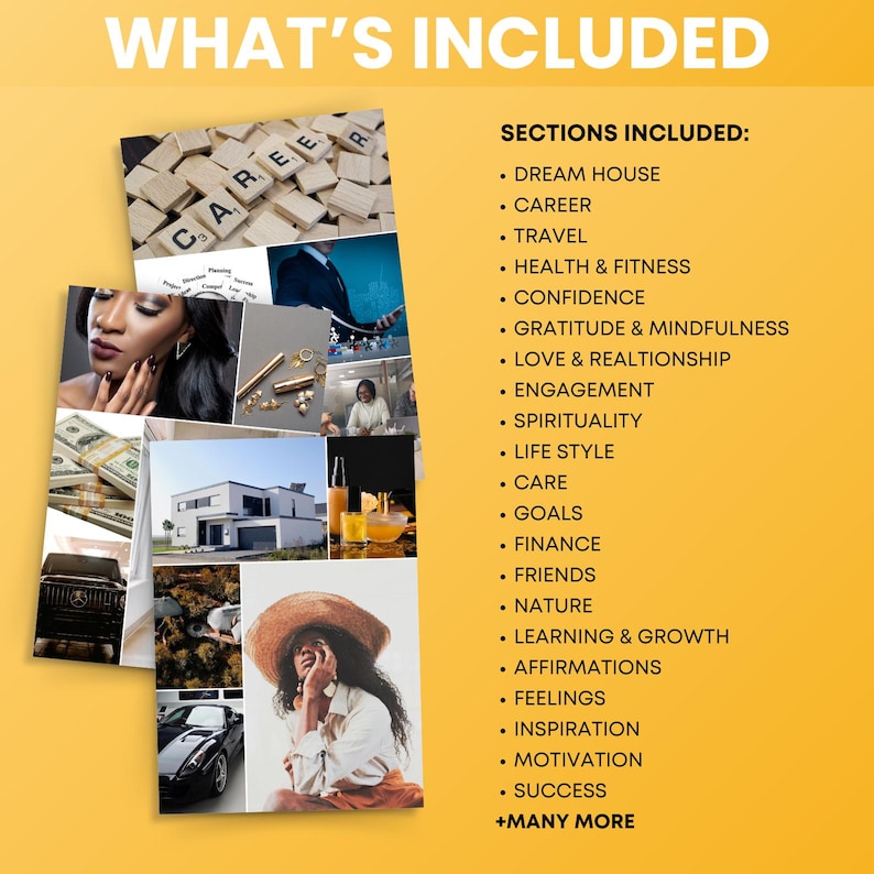 Black Girl Vision Board 2025 Kit Printable, Affirmations & Quotes for ...