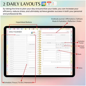 All-in-one Digital Planner 2025 2026 2027, Hyperlink Digital Planner ...