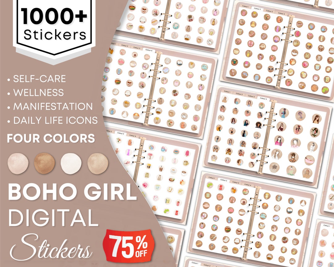 Digital Stickers | Aesthetic Stickers, Goodnotes Stickers, Minimalist ...