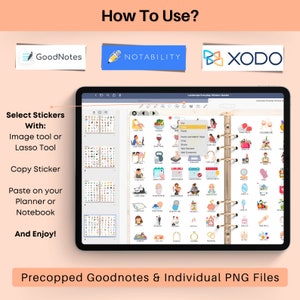 Everyday Life Digital Stickers, Daily Planner Stickers, iPad Stickers ...