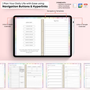 All in One Dated Digital Planner 2024, 2025, Budget, Fitness, Notebook ...