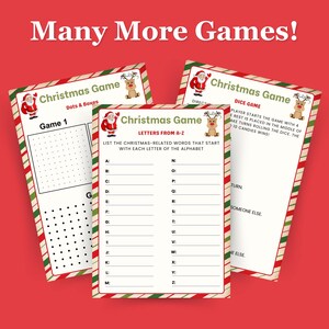 Christmas Games MEGA BUNDLE, 56 Printable Christmas Party Games ...