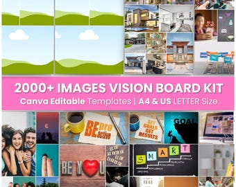 2025 Printable Vision Board Bundle With 2000 Printable Photos ...