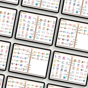 House Chore Goodnotes Stickers | Personal Chore Digital Stickers| Home ...