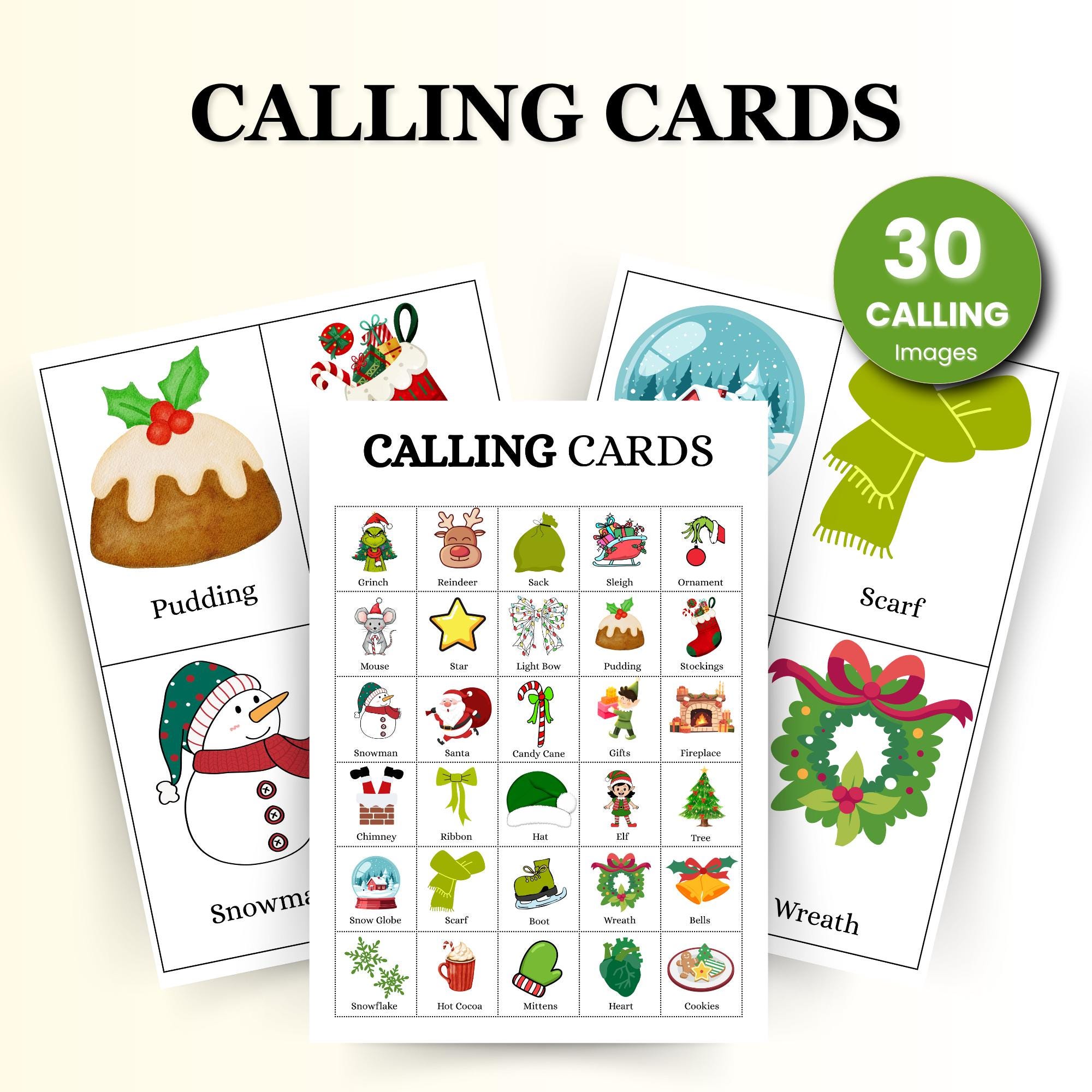 Grinch Bingo, Grinch Christmas Games Bundle, Printable Digital Game ...