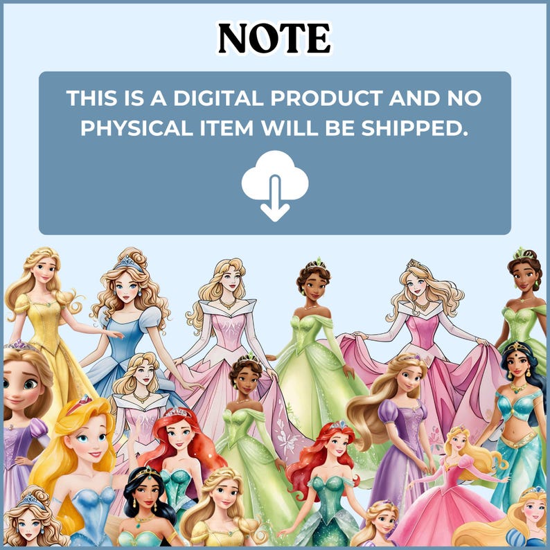 Watercolor Princess Clipart, Unique Hand Drawn Princess Graphics ...