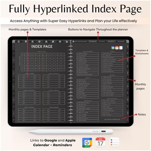 All-in-one Digital Planner 2025 2026 2027, Hyperlink Digital Planner ...