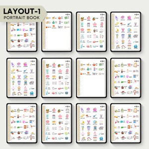 House Chore Goodnotes Stickers | Personal Chore Digital Stickers| Home ...