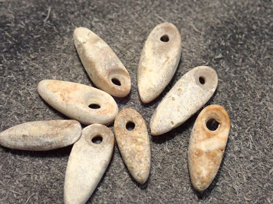 Authentic Native American Shell Bead Collection Consisting of - Etsy