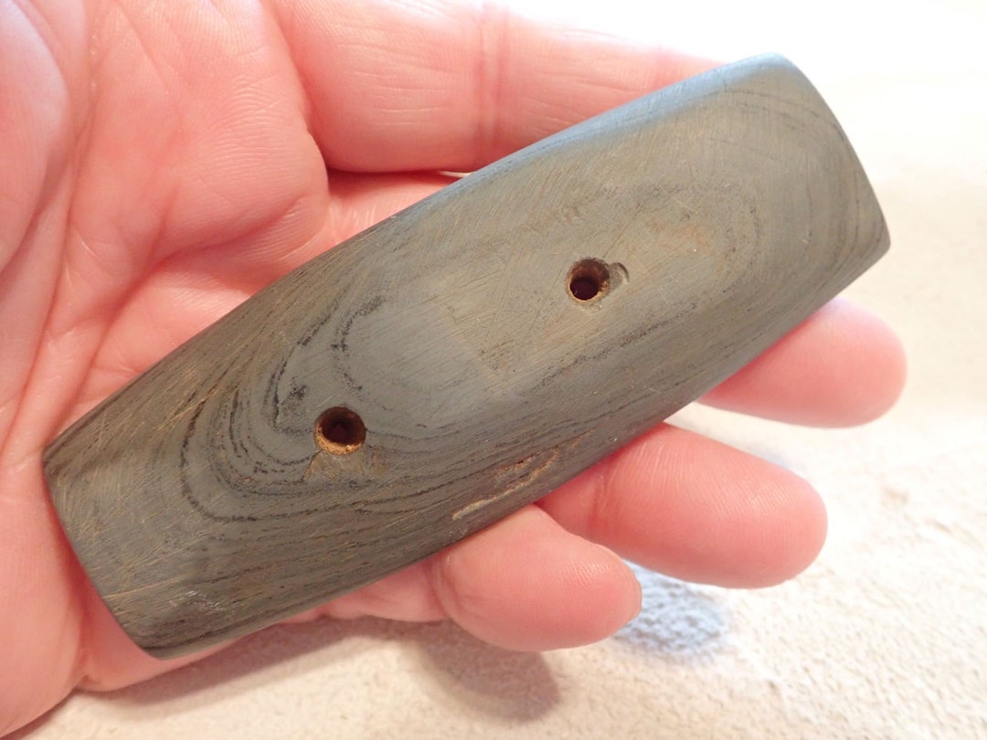 Authentic Native American Two Hole Banded Slate Gorget Found in Holmes ...