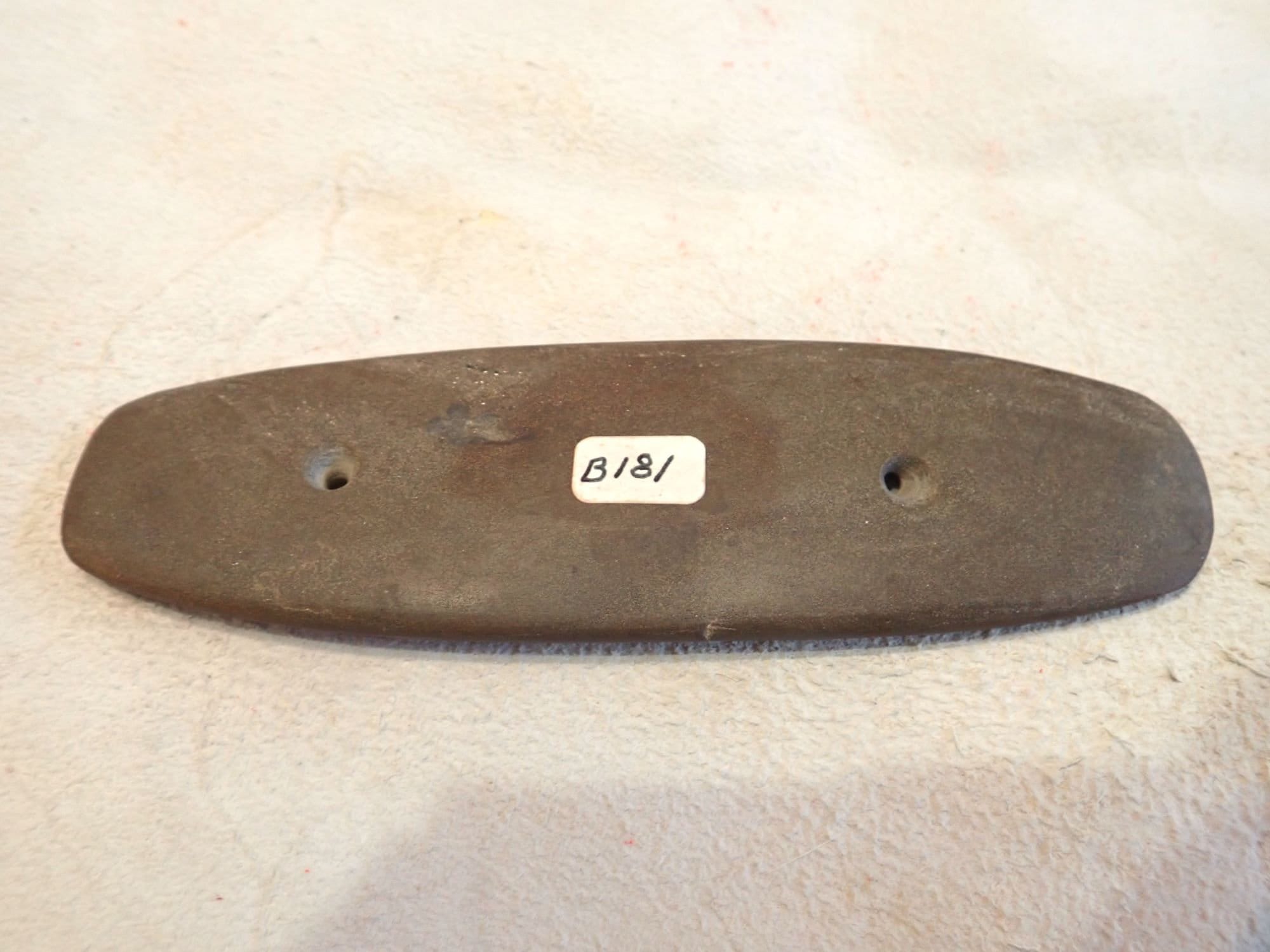 Authentic Native American Two Hole Slate Gorget Originally From the ...