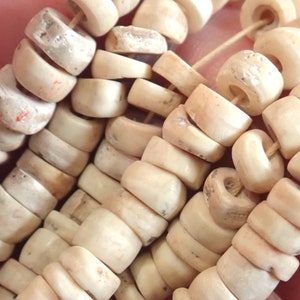 Authentic Native American Shell Bead Collection of Approximately 357 ...