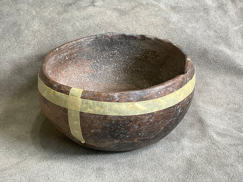 Authentic Native American Plain Bowl Found in Arkansas, Mississippian ...