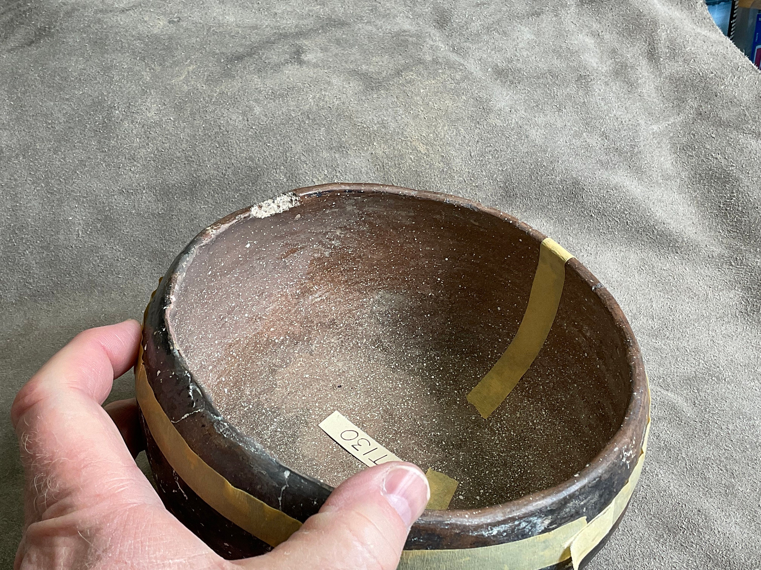 Authentic Native American Plain Bowl Found in Arkansas, Mississippian ...