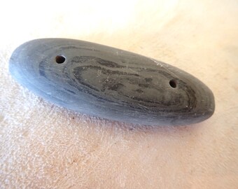Authentic Native American Two Hole Banded Slate Gorget Found - Etsy