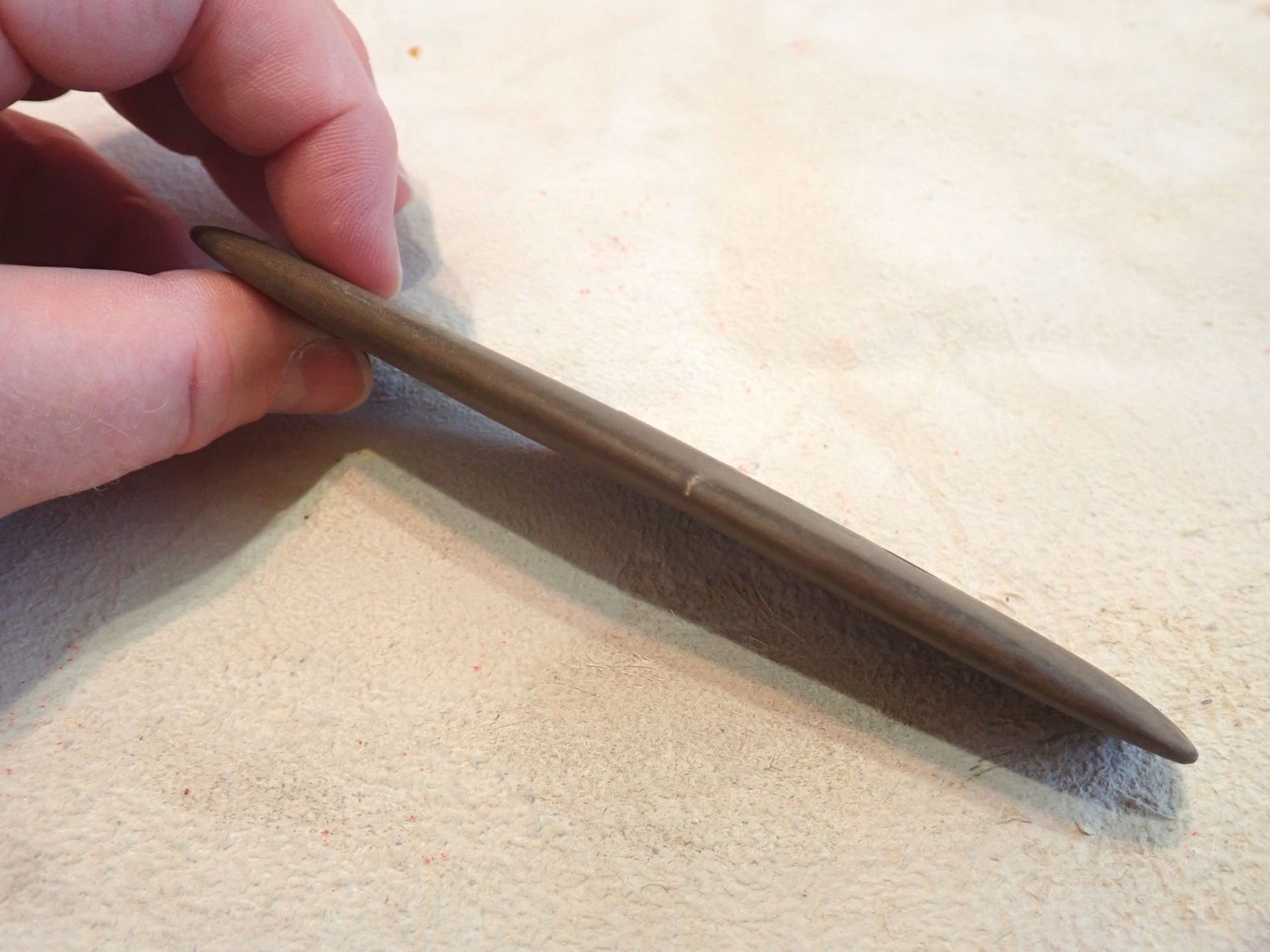 Authentic Native American Two Hole Slate Gorget Originally From the ...