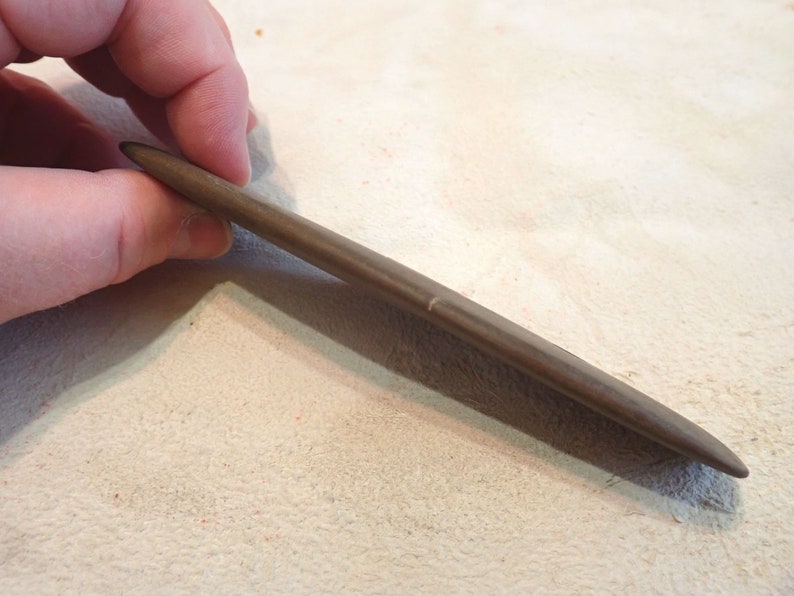 Authentic Native American Two Hole Slate Gorget Originally From the ...