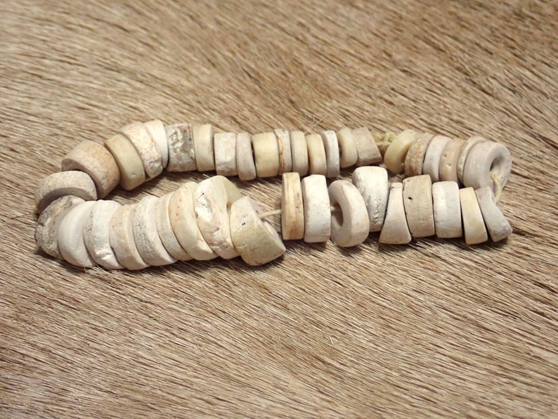 Authentic Native American Shell Bead Collection Consisting of ...