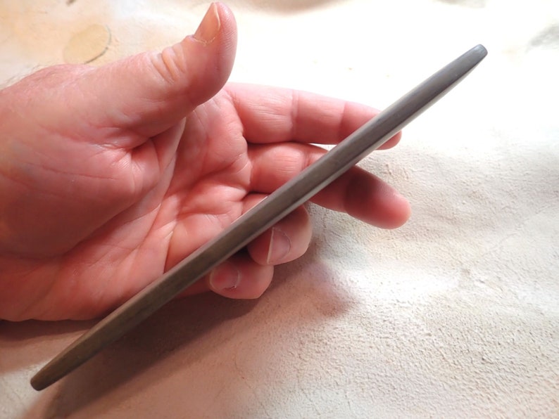 Authentic Native American Two Hole Banded Slate Gorget From the Kellogg ...