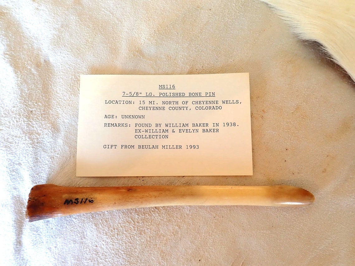 Authentic Native American Polished Bone Pin/tool - Etsy