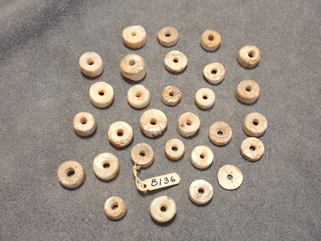 Authentic Native American 29 Shell Disc Beads Found at Dayton ...