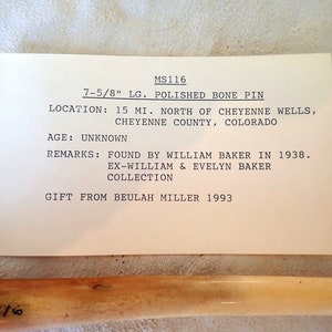 Authentic Native American Polished Bone Pin/tool - Etsy