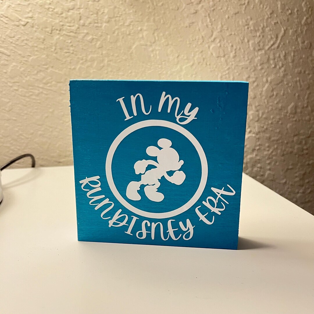 Rundisney Era Square Wooden Sign (perfect for Tiered Tray) - Etsy