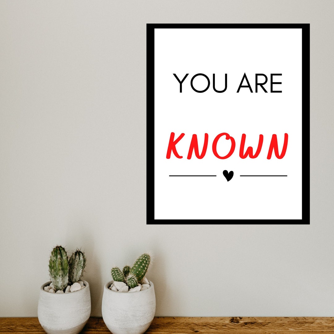 You Are Positive Affirmations Digital Prints Red - Etsy