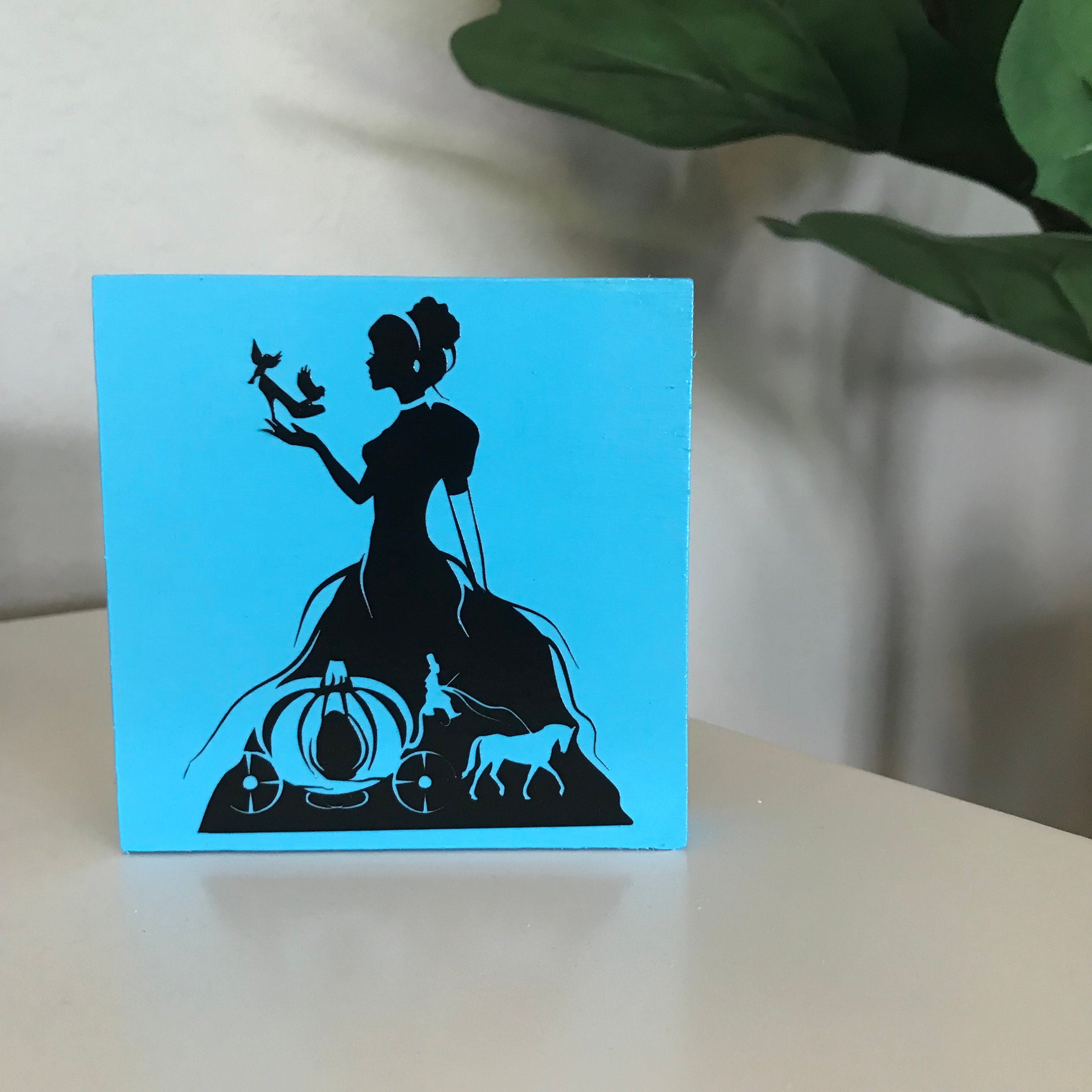 Cinderella Inspired Small Wooden Sign (perfect for Tiered Tray) - Etsy