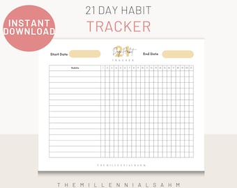 Printable Circle Habit Tracker: Monthly Intention Wheel - Etsy