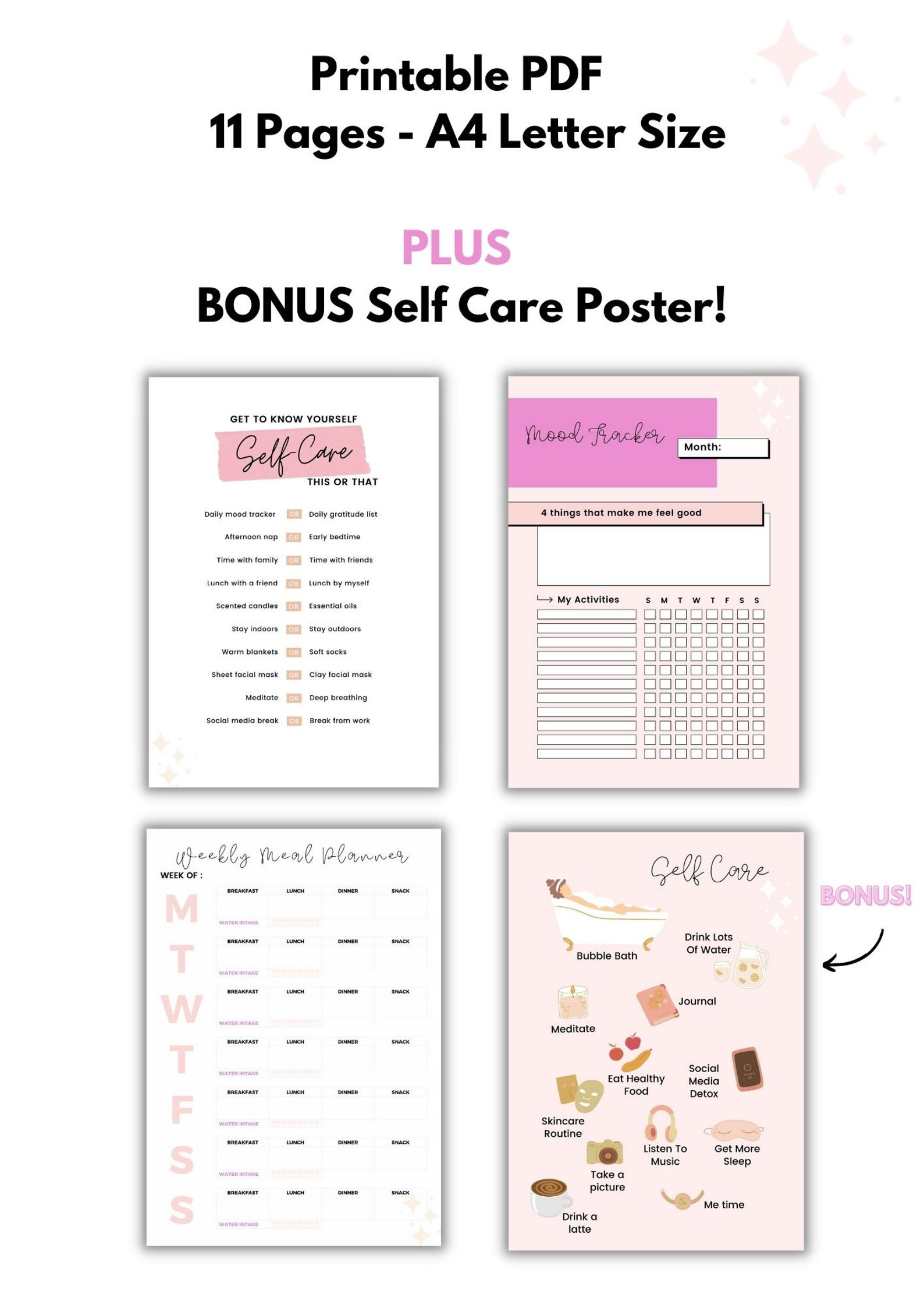 The Ultimate Glow up Planner, Glow up Workbook and Guide, PLUS BONUS ...