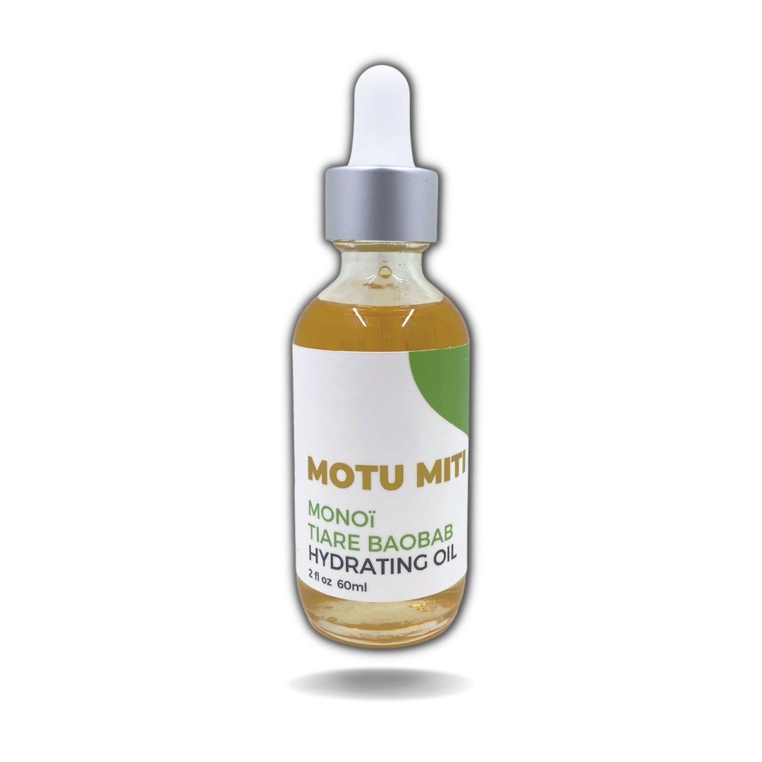 MOTU MITI Monoi Baobab Hydration Oil. French Polynesian Monoi Baobab Body Oil, Moisturizing Oil ...