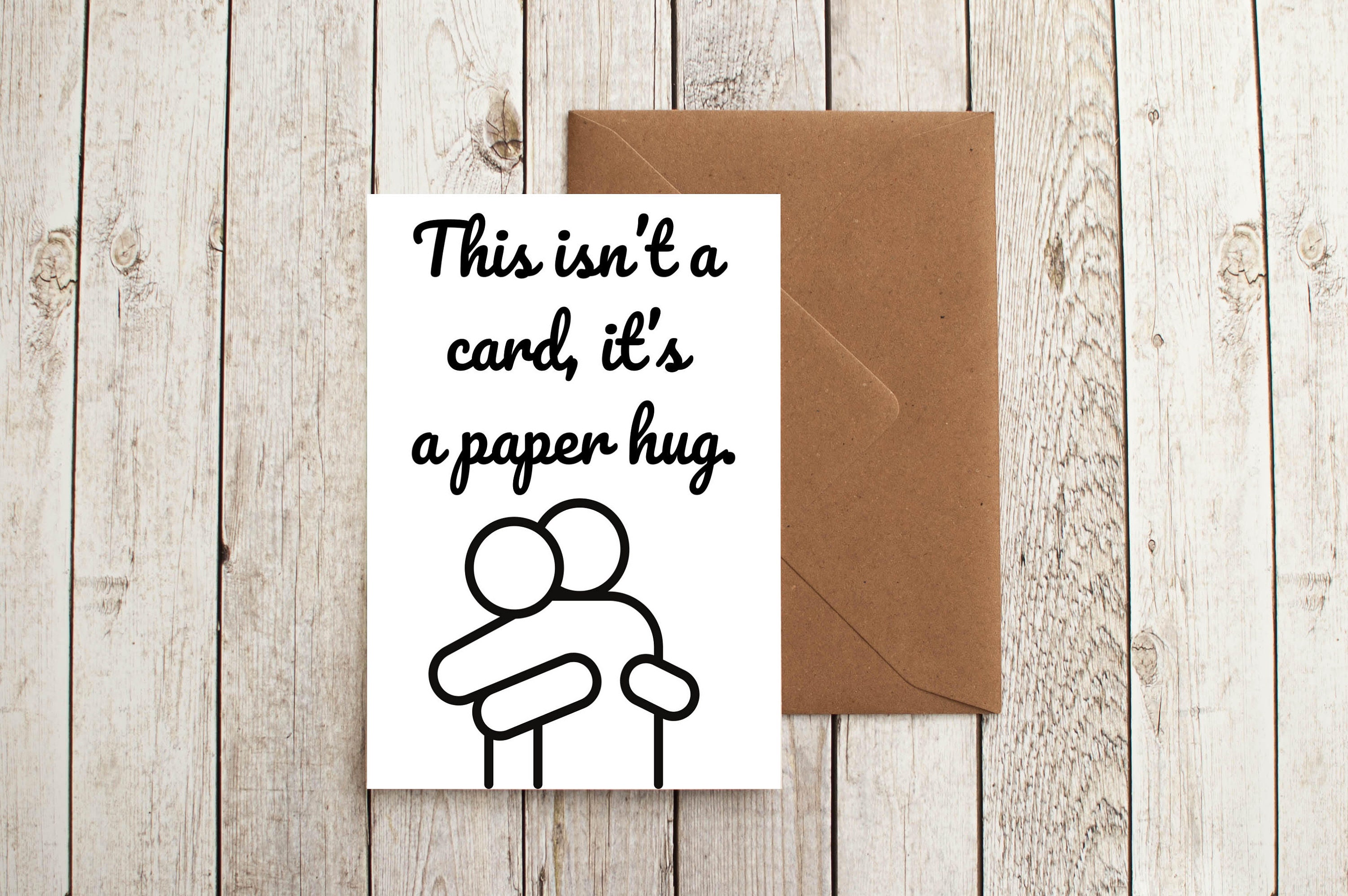 Apology Card / Sympathy Card / This Isn't a Card It's a Paper Hug All ...