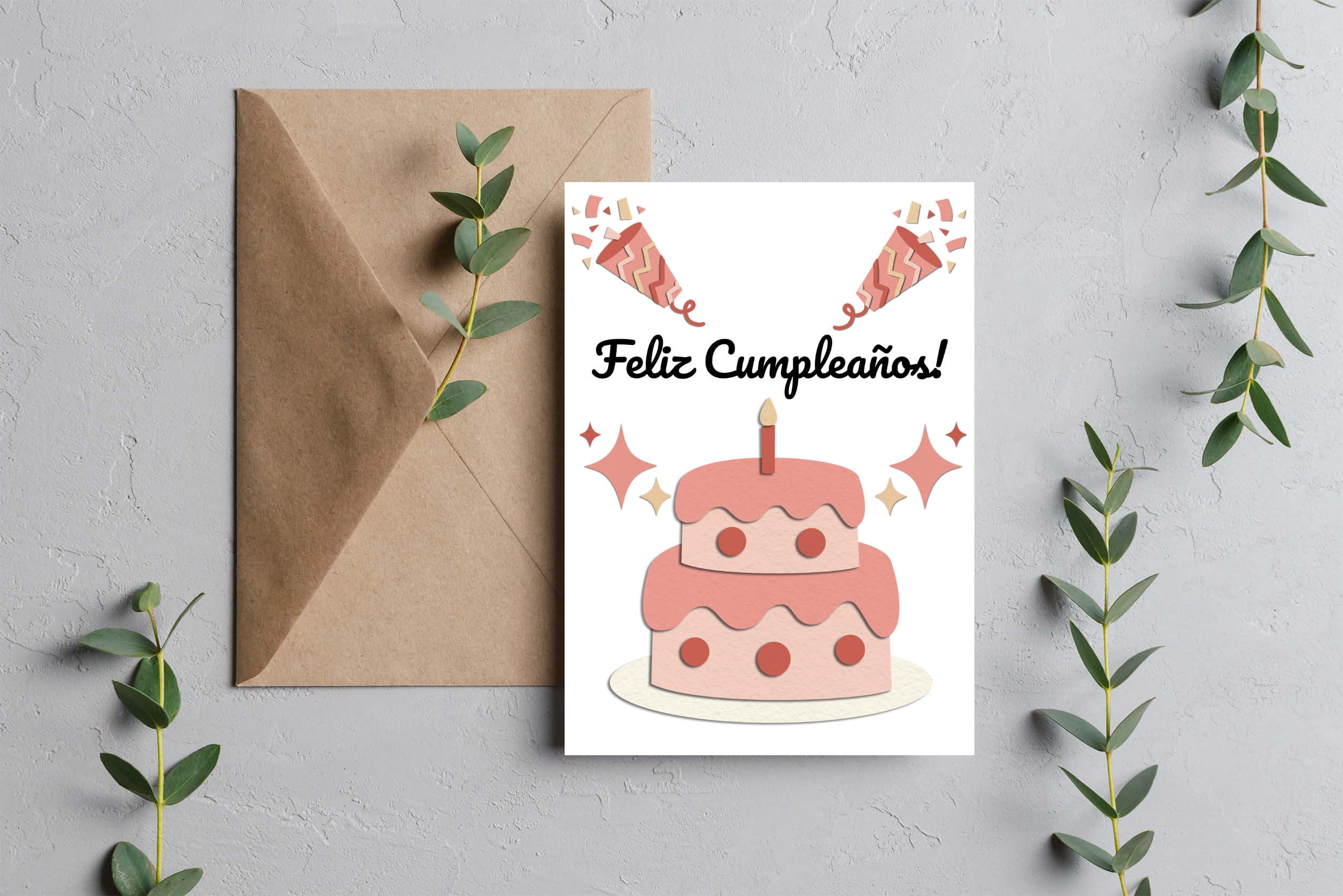 Feliz Cumpleanos Card Spanish Birthday Card First Birthday Card 1st ...
