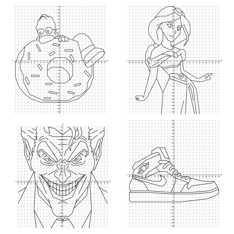 Coordinate Graphing Mystery Pictures Bundle #2 - Wicked, Sonic ...