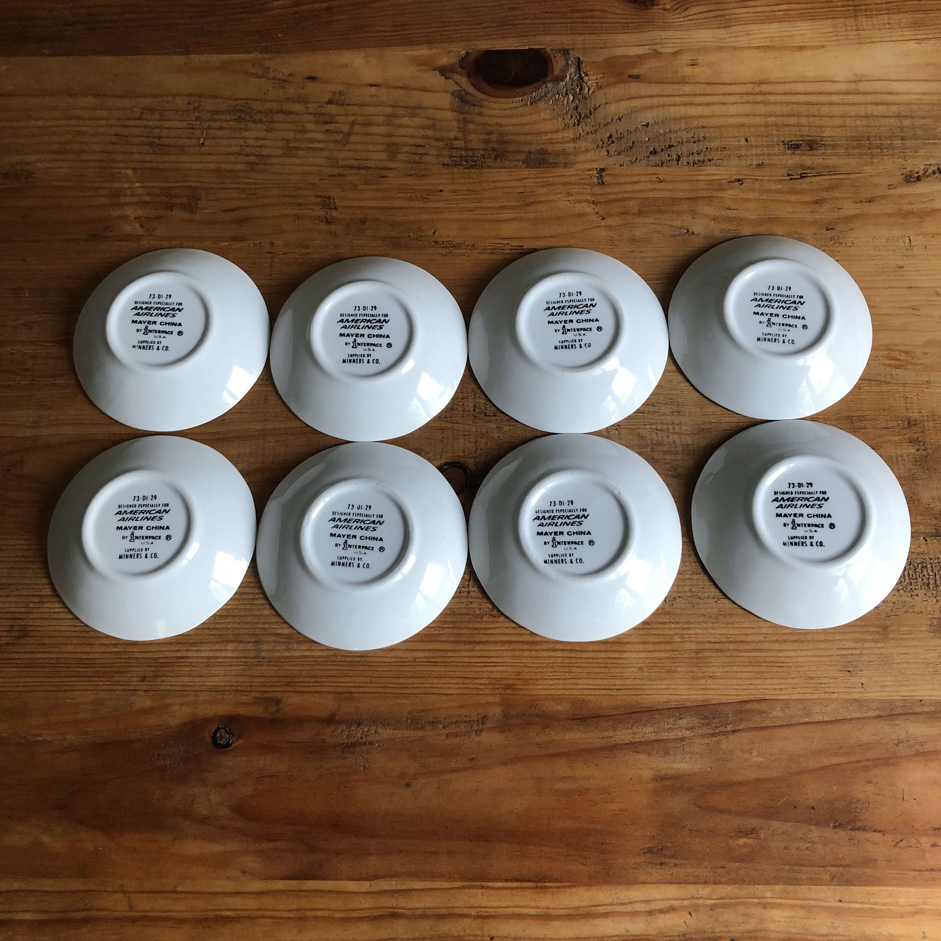 Set of 8 Vintage American Airlines Butter Pats - Etsy