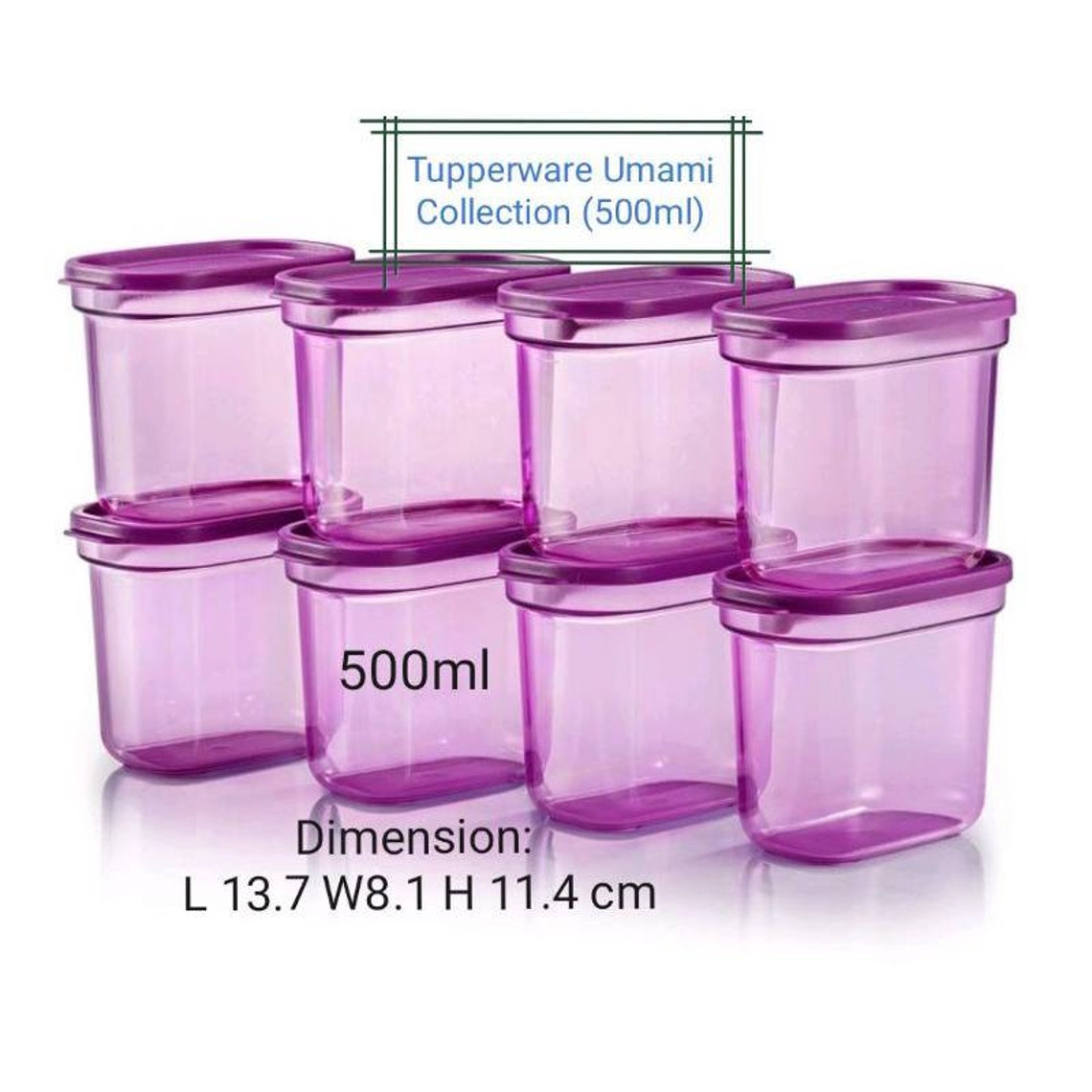 Tupperware Umami Collection 500ml 4 Pieces Spices Storage Box With ...