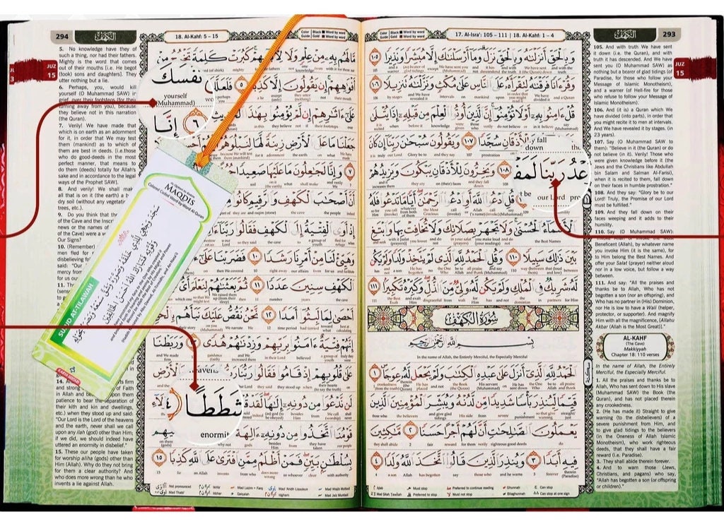 The Noble Quran A5 AL Quran Al Karim Word by Word English Translation ...