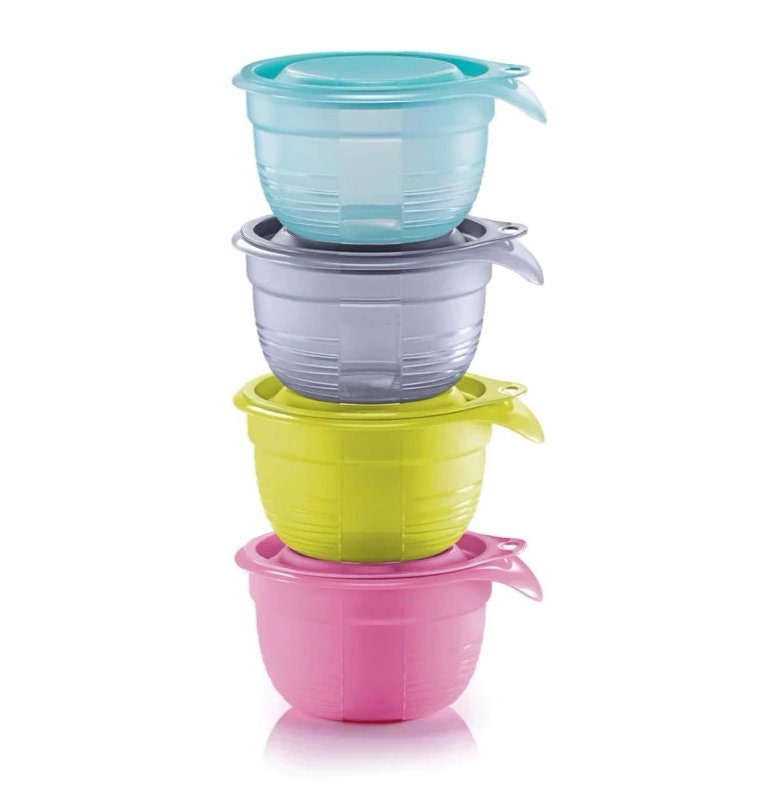 Tupperware Pretty Pastel Bowl Set (4pcs) - Etsy