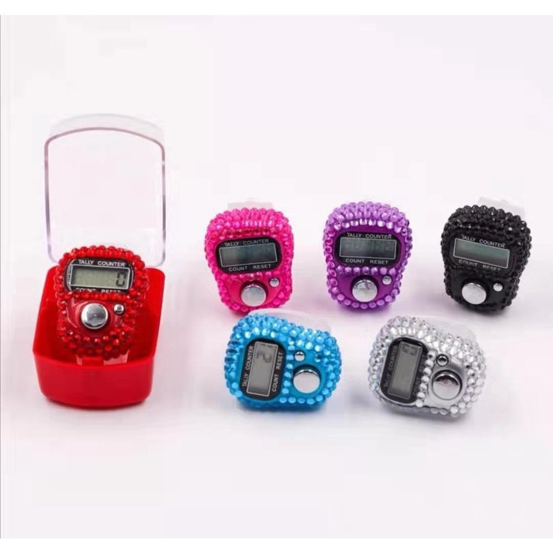 5 Digital Tasbeeh Dzikir Counter Diamond Swarovski Bling Fancy Prayer ...