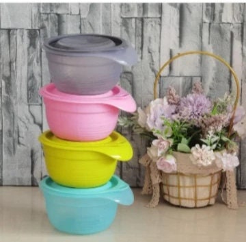 Tupperware Pretty Pastel Bowl Set (4pcs) - Etsy