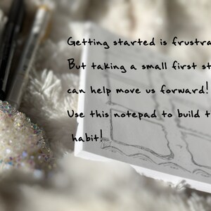 ADHD to Do List Notepad - Cute Illustrated! - Etsy